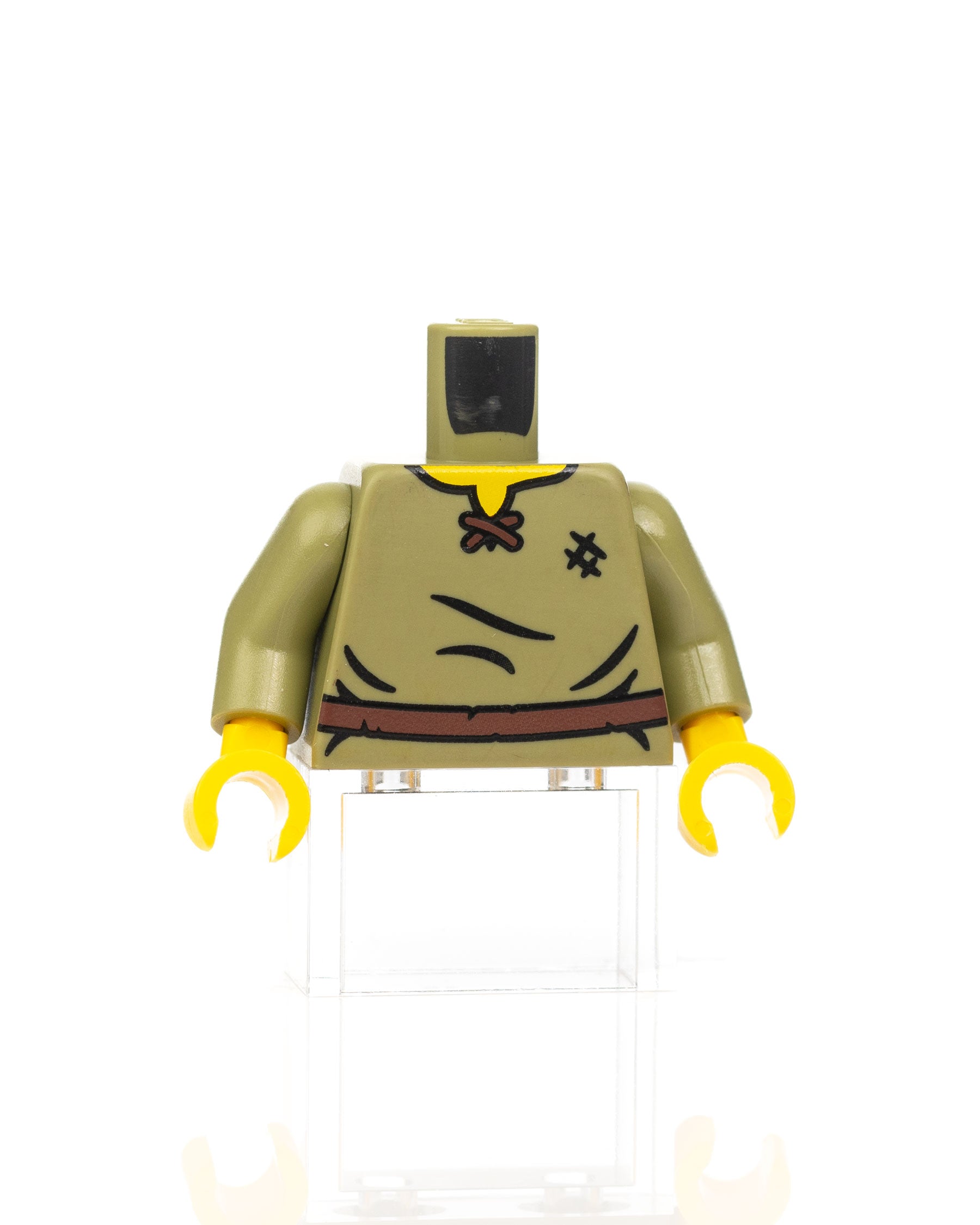 Medieval Tunic Torso - Yellow Neckline – ktownbricks