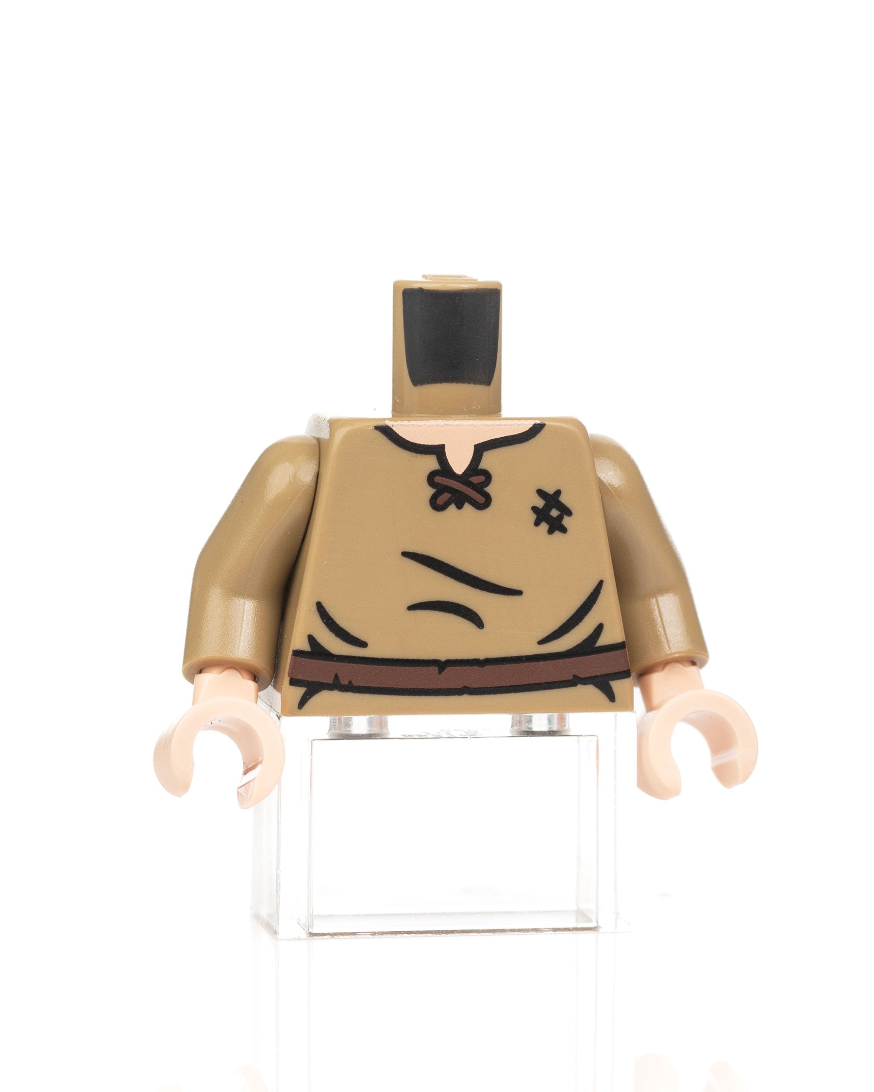 Medieval Tunic Torso - Light Nougat Neckline – ktownbricks