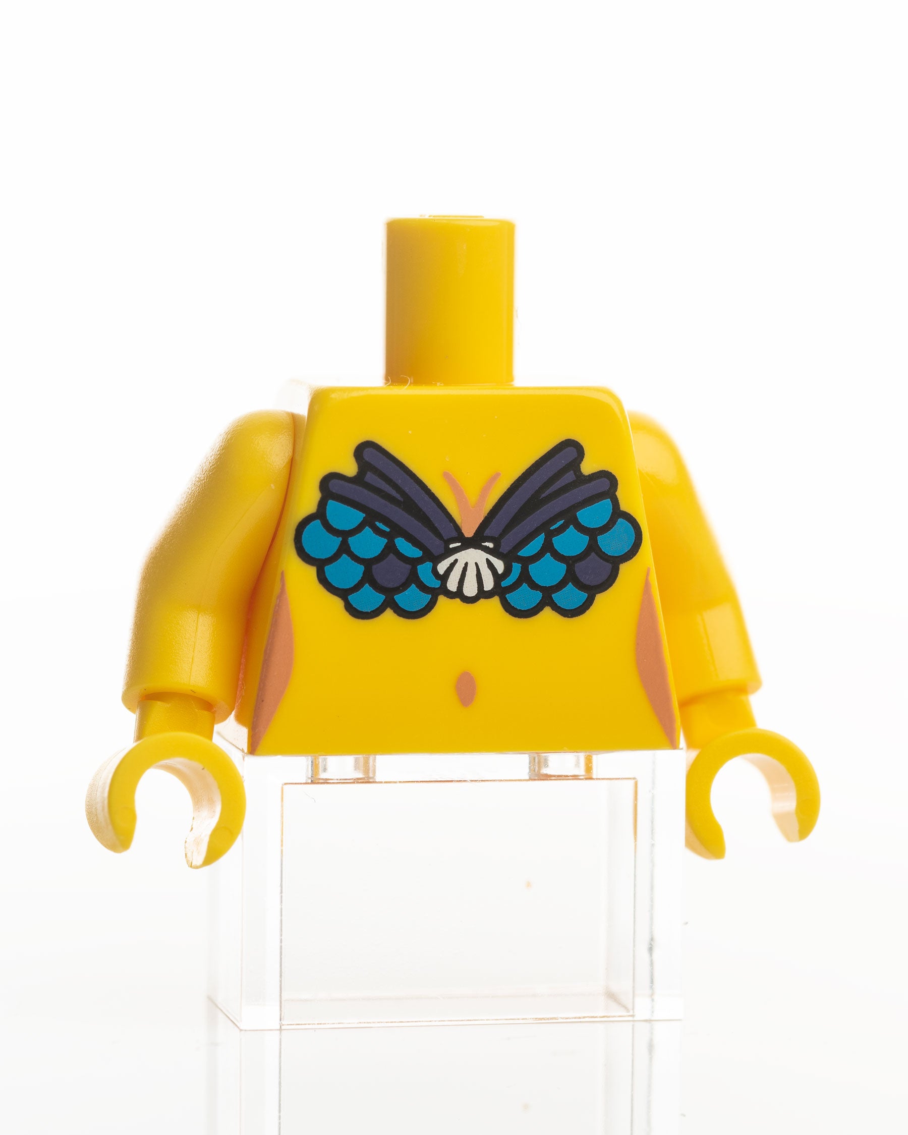 Blue Scaled Mermaid torso – ktownbricks