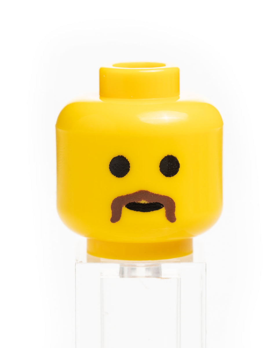 Classic Black Prince Head - Yellow – ktownbricks