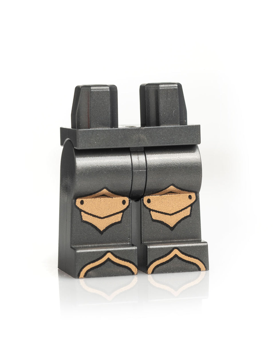 Gilded Plate Armor Legs - Pearl Dark Grey – ktownbricks