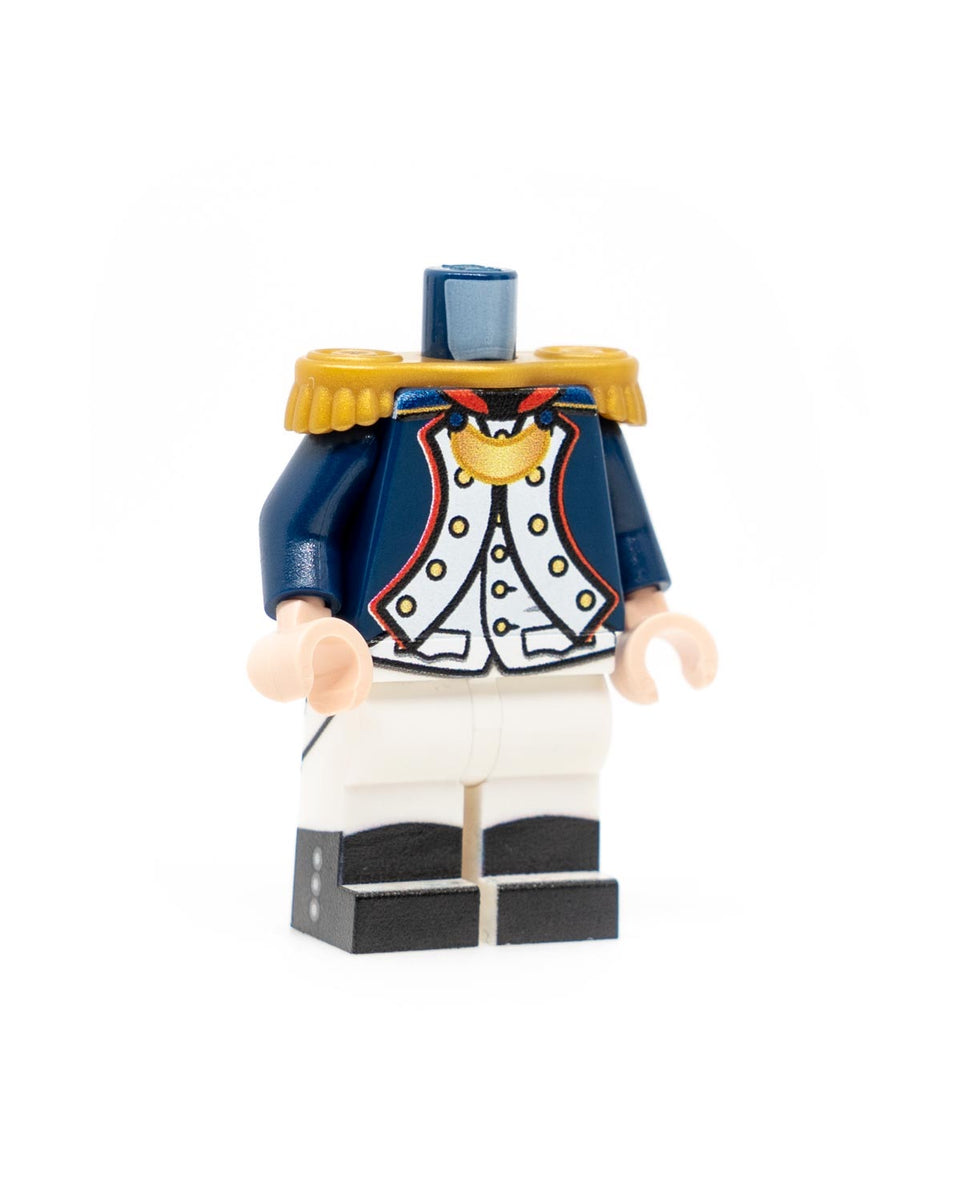 Napoleonic French Line officer Body w/ epaulettes – ktownbricks